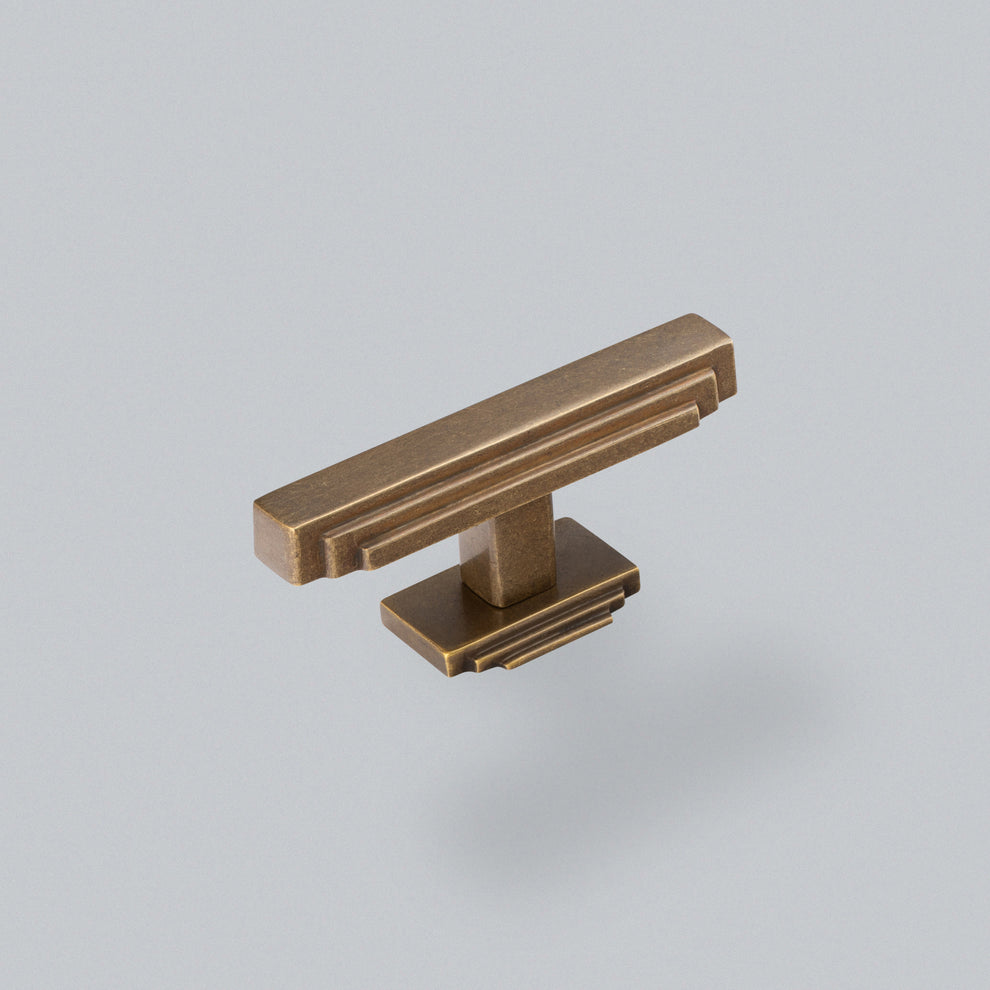 Fitzrovia Solid Brass T Bar Knob – Hendel and Hendel USA